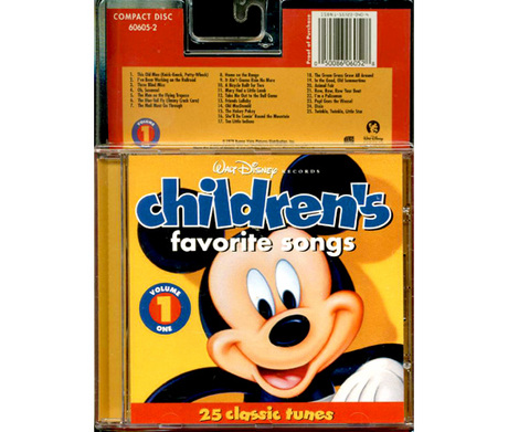 CHILDREN'S FAVORITE SONGS VOL. 1: 25 CLASSIC TUNES > 合輯／V.A. > 佳佳唱片行