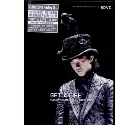 GET A LIFE LIVE 3DVD 全區 > 陳奕迅／EASON CHAN > 佳佳唱片行