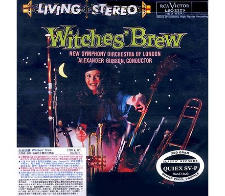 女巫佳釀 ( LP )／WITCHE'S BREW ( LP ) > 吉普森 指揮 新倫敦交響管弦樂團／A. GIBSON, NEW ...
