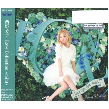 Love Collection 〜mint〜 通常盤 > 西野加奈／西野カナ > 佳佳唱片行