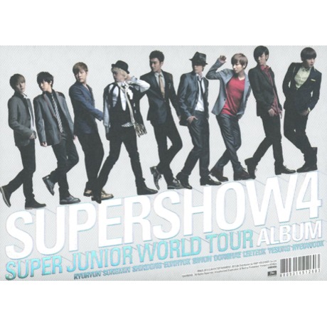 SUPER SHOW 4 SUPER JUNIOR WORLD TOUR ALBUM ( 3CD ) > SUPER JUNIOR／슈퍼주니어 ...