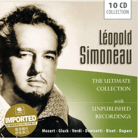 加拿大男高音「里歐波德‧席蒙歐」珍希錄音集( 10CD )／Leopold Simoneau - The Ultimate ...