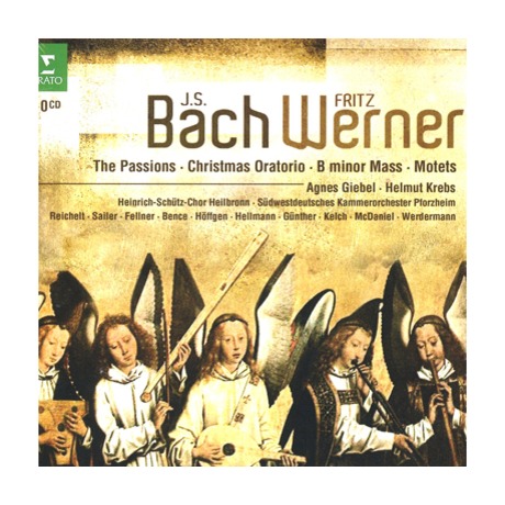 THE PASSIONS, CHRISTMAS ORATORIO, B MINOR MASS, MOTETS ( 10CD ) > WERNER, FRITZ > 佳佳唱片行