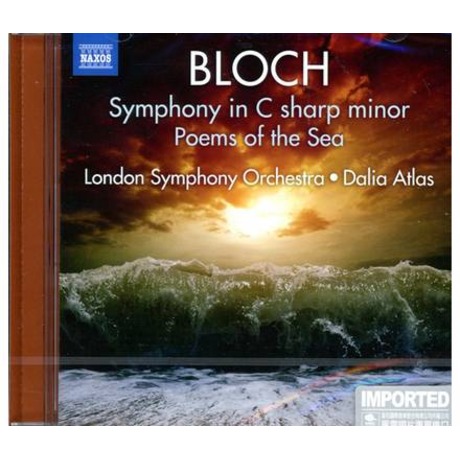 布洛赫：升C小調交響曲、海洋詩篇／BLOCH : Symphony in C-Sharp Minor, Poems of the Sea > ATLAS, DALIA > 佳佳唱片行