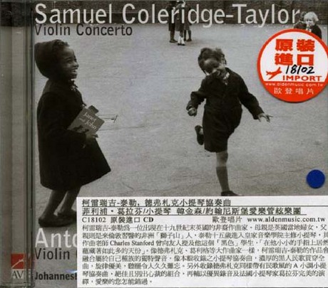 德弗札克 - 小提琴協奏曲／DVORAK - VIOLIN CONCERTOS > COLERIDGE-TAYLOR, SAMUEL > 佳佳唱片行