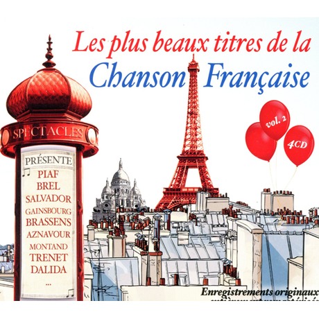 LES PLUS BEAUX TITRES DE LA CHANSON FRANCAISE VOL.2 ( 4CD） > 合輯／V.A ...