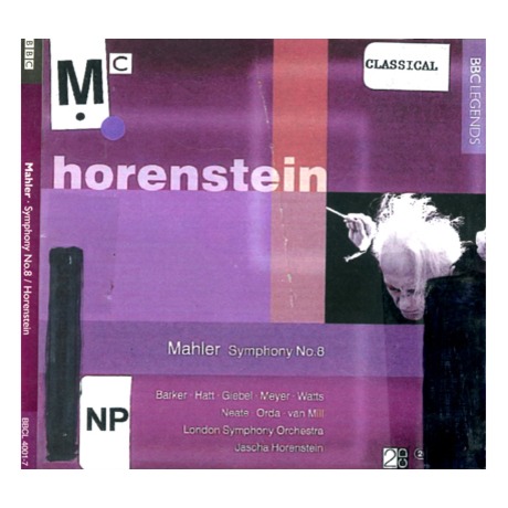 MAHLER : SYMPHONY NO.8／LONDON SYMPHONY ORCHESTRA, JASCHA HORENSTEIN ( 2CD） > HORENSTEIN, JASCHA ...