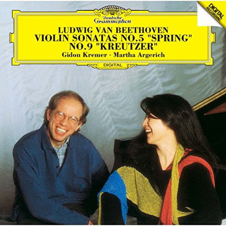 Beethoven : Violin Sonatas No.5 "Spring" & No.9 "Kreutzer"／Martha Argerich, Gidon Kremer (SHMCD ...