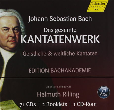 J.S. BACH : THE COMPLETE CANTATAS SACRED & SECULAR CANTATAS／BACH-COLLEGIUM STUTTGART, HELMUTH ...