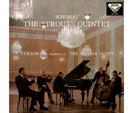 SCHUBERT - THE " TROUT " QUINTET ( LP ) > CURZON, MEMBERS OF THE VIENNA ...