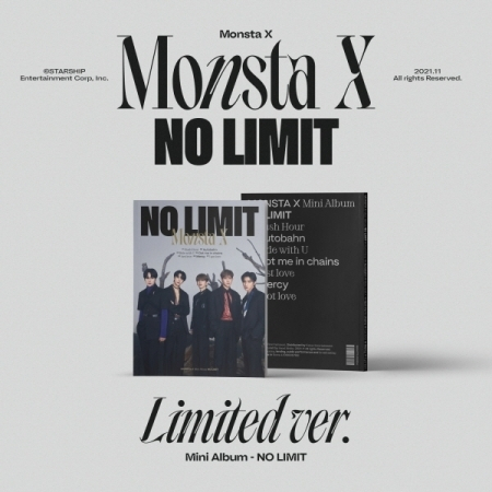 第十張迷你專輯:NO LIMIT (限量版)／10th Mini Album:NO LIMIT (Limited VER.) > MONSTA ...