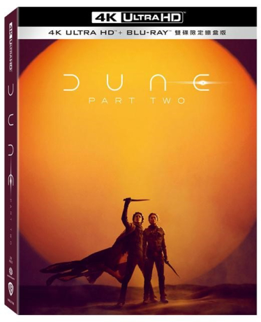 沙丘：第二部 UHD+BD 雙碟限定鐵盒版 BLURAY系統／Dune: Part 2 UHD+BD 2 Disc Steelbook -Teaser > 提摩西夏勒梅, 辛蒂亞 > 佳佳唱片行