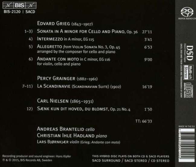 葛利格, 葛人傑 : 大提琴作品 ( SACD）／GRIEG, GRAINGER : CELLO SONATA ; SCANDINAVIAN ...
