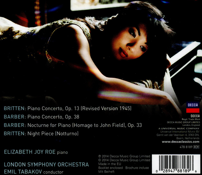 布列頓, 巴伯 : 鋼琴協奏曲／Britten, Barber : Piano Concertos, Nocturnes > Roe ...
