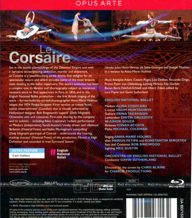 ORCHESTRA OF ENGLISH NATIONAL BALLET, GAVIN SUTHERLAND BLURAY系統 ...