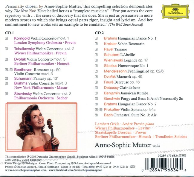 慕特的小提琴藝術 (2CD)／The Art of Annie-Sophie Mutter > 慕特／MUTTER, ANNE-SOPHIE ...