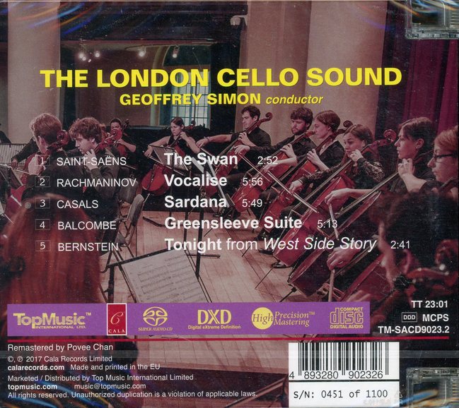 倫敦40把大提琴之聲 DXD SACD／THE LONDON CELLO SOUND (SACD) > SIMON, GEOFEREY > 佳佳唱片行