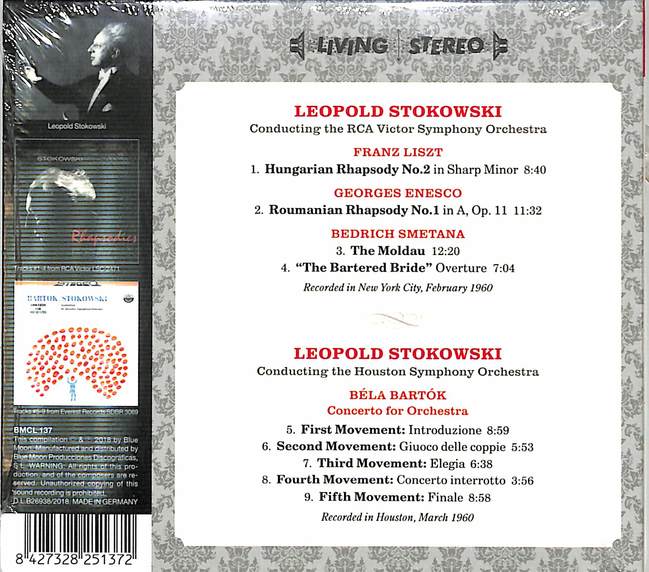 Rhapsodies (Liszt, Enesco, Smetana, Bartok : Concerto) > STOKOWSKI ...