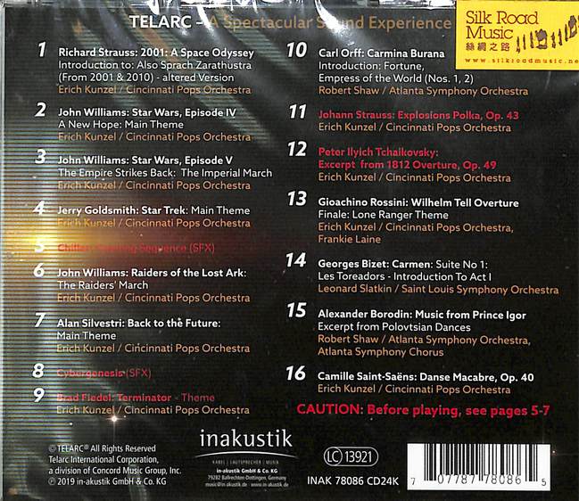 Telarc 「特麗」震撼的聲音 - A Spectacular Sound Experience (24K GOLD CD)／Telarc ...